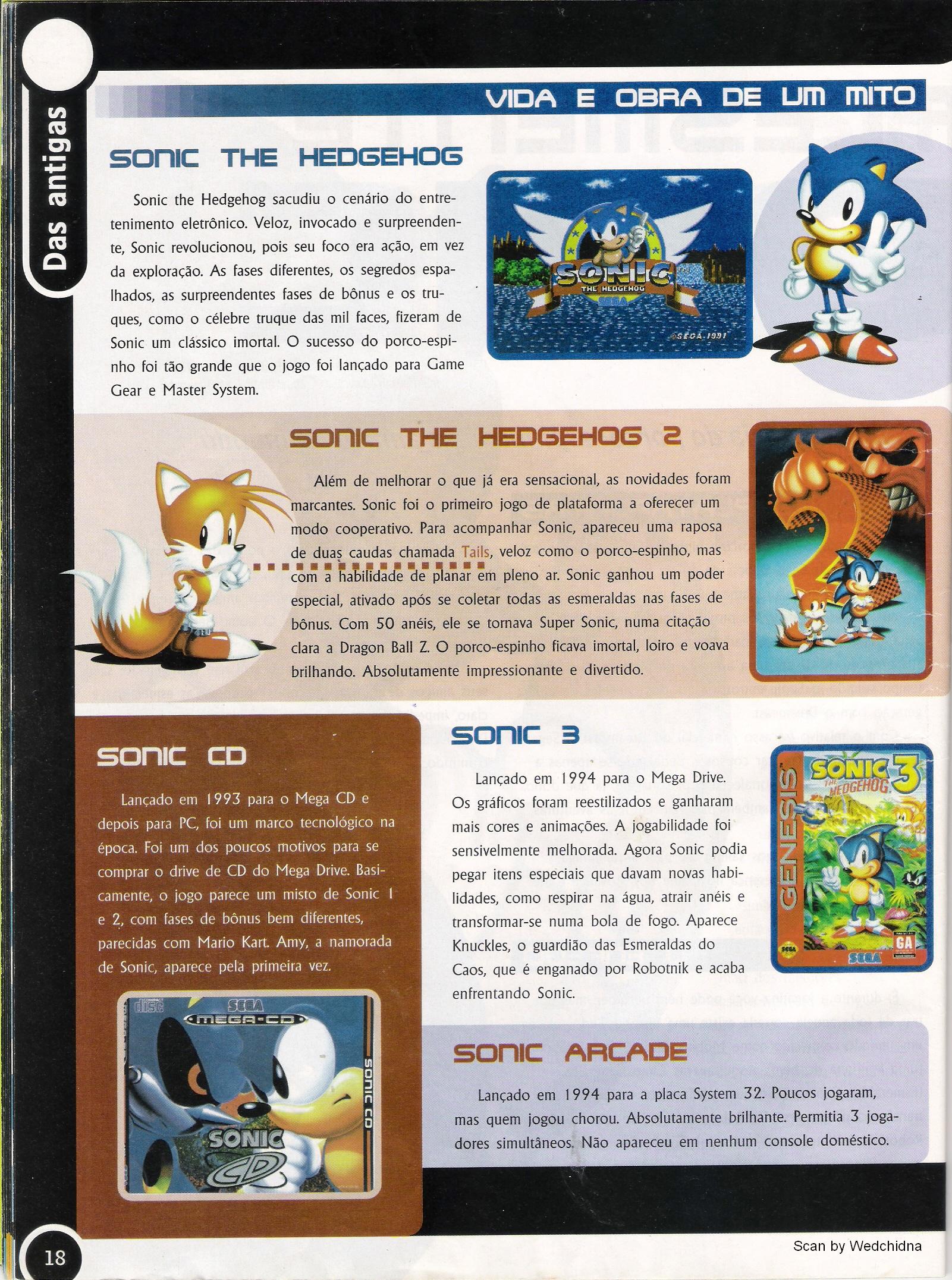 Revistas em Geral do Sonic