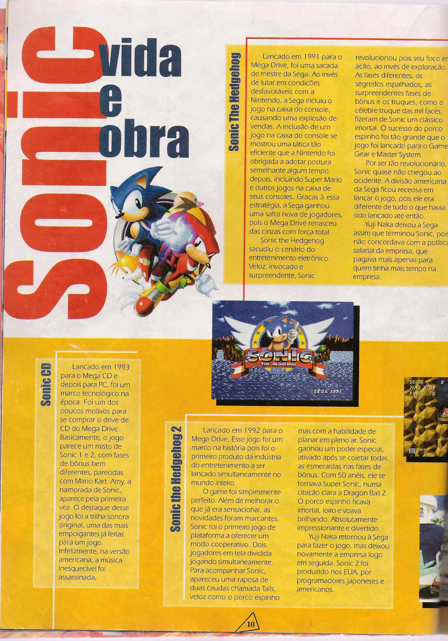 Revistas em Geral do Sonic