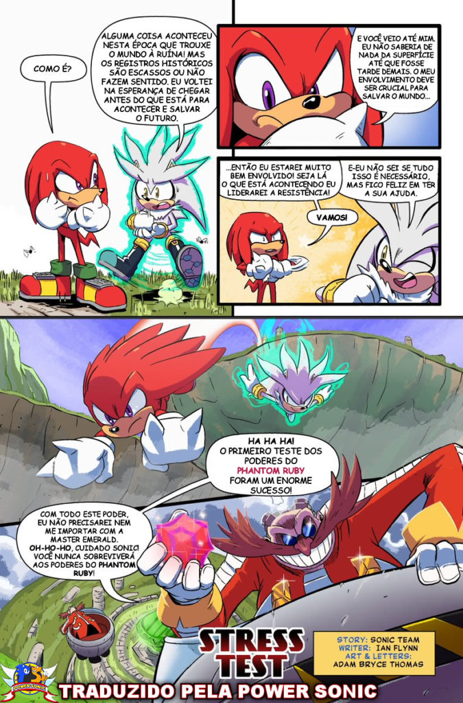 Tradução da parte 2 da comic do Sonic Forces - Power Sonic